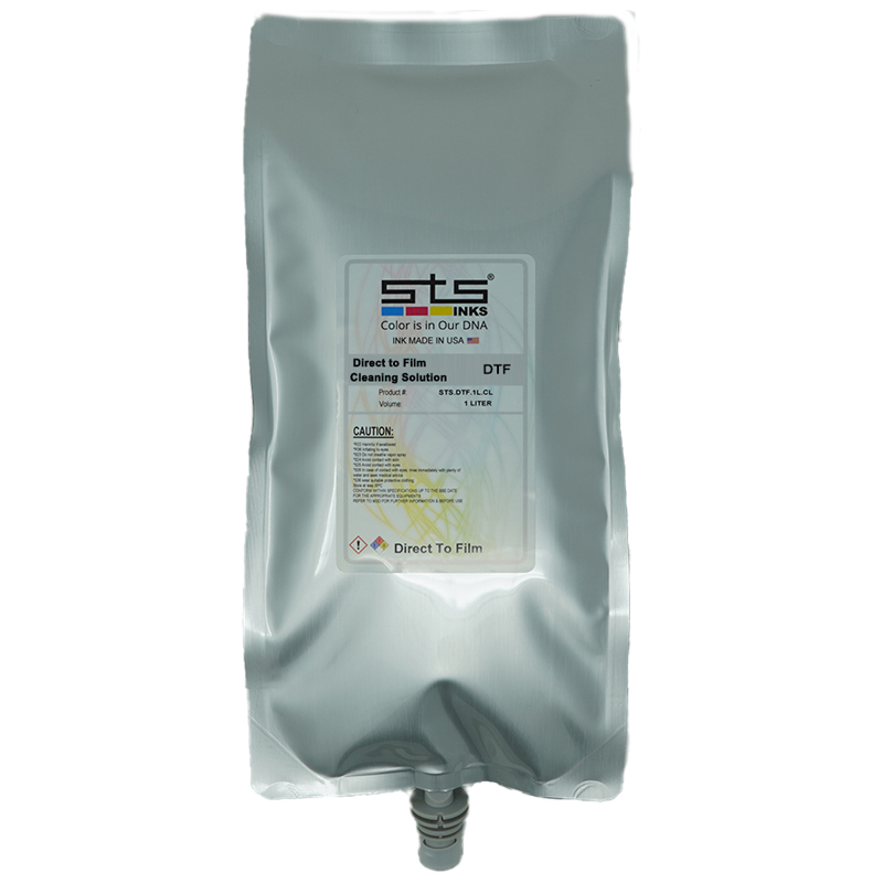 (DTF) Direct to Film Ink 1 Liter Pouch for Cleaning Solution - STS Inks